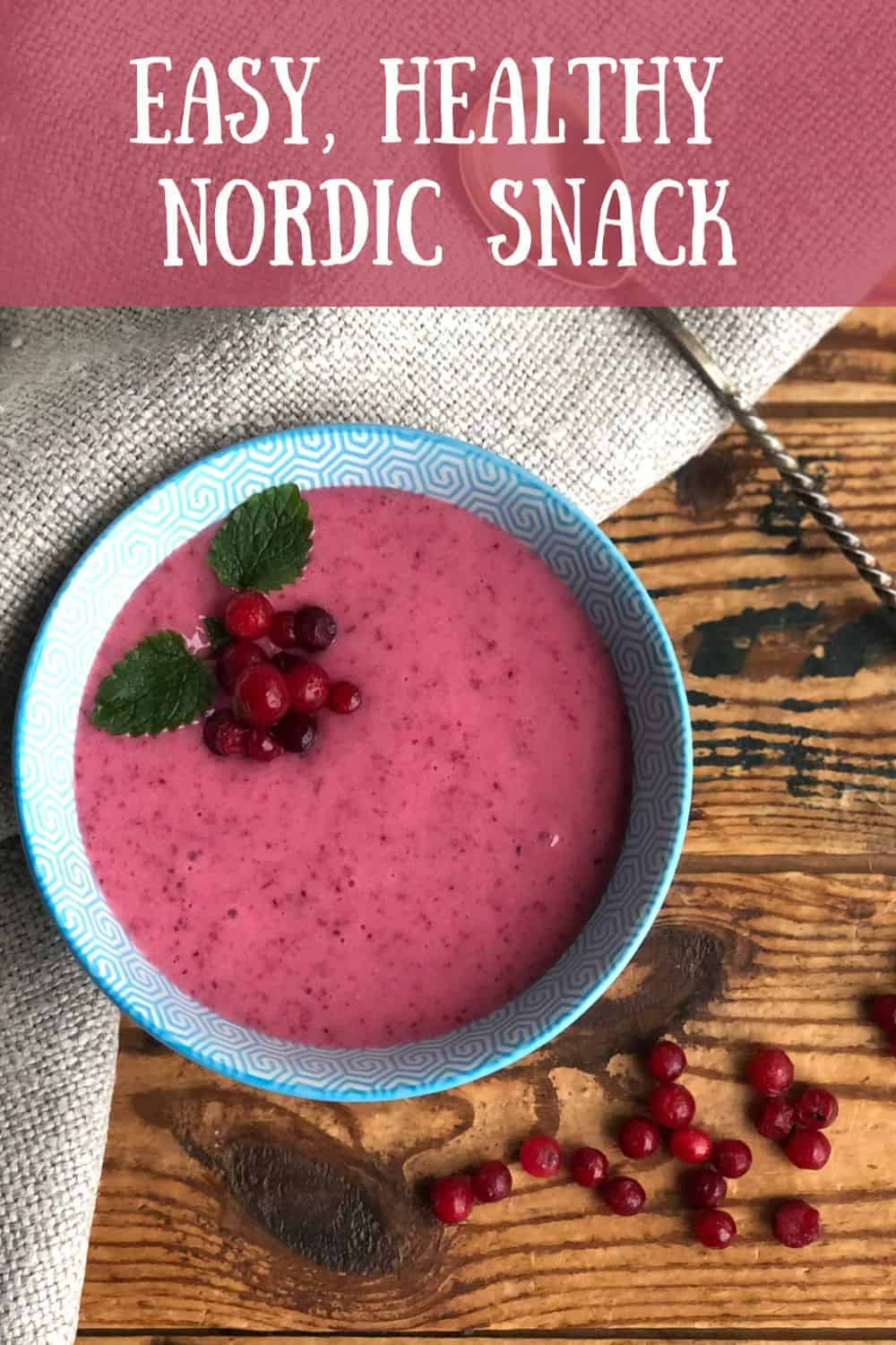 Whipped Lingonberry Semolina Porridge (Finnish Vispipuuro)