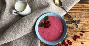Whipped Lingonberry Semolina Porridge (Finnish Vispipuuro)
