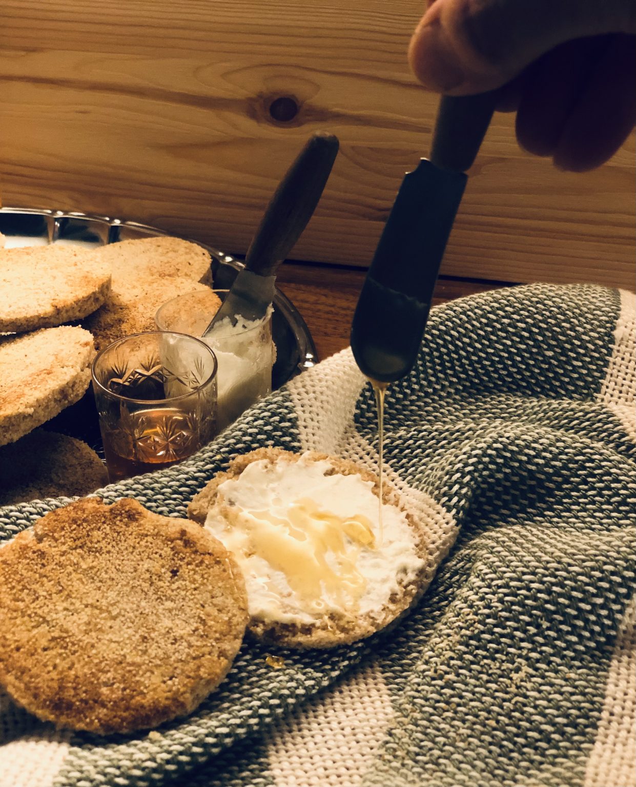 Quick Moroccan Harcha | Pan-fried Semolina Bread recipe