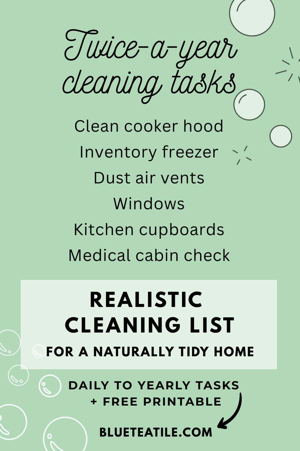 Realistic Cleaning Schedule for a Naturally Tidy Home