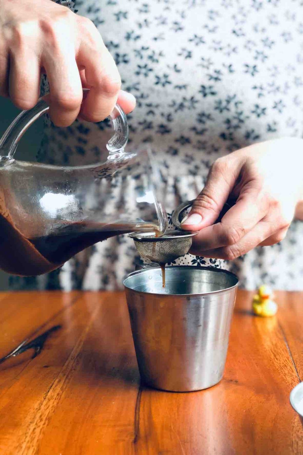 Moroccan spiced coffee mocktail and cocktail recipe