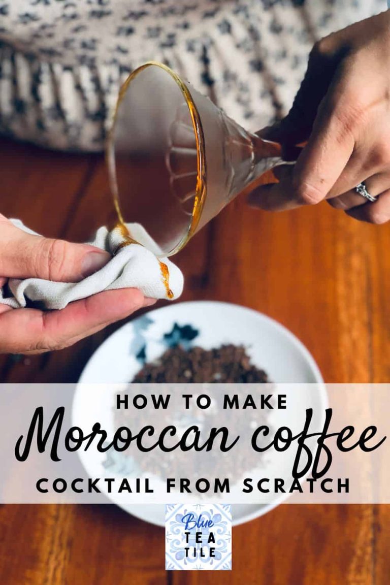 Moroccan spiced coffee mocktail and cocktail recipe