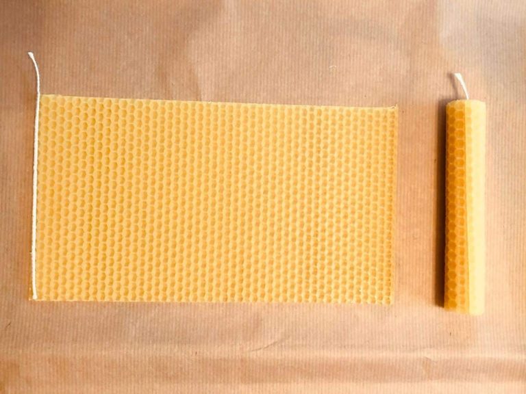 Easy Rolled Beeswax Candles DIY | Simple Nordic Christmas