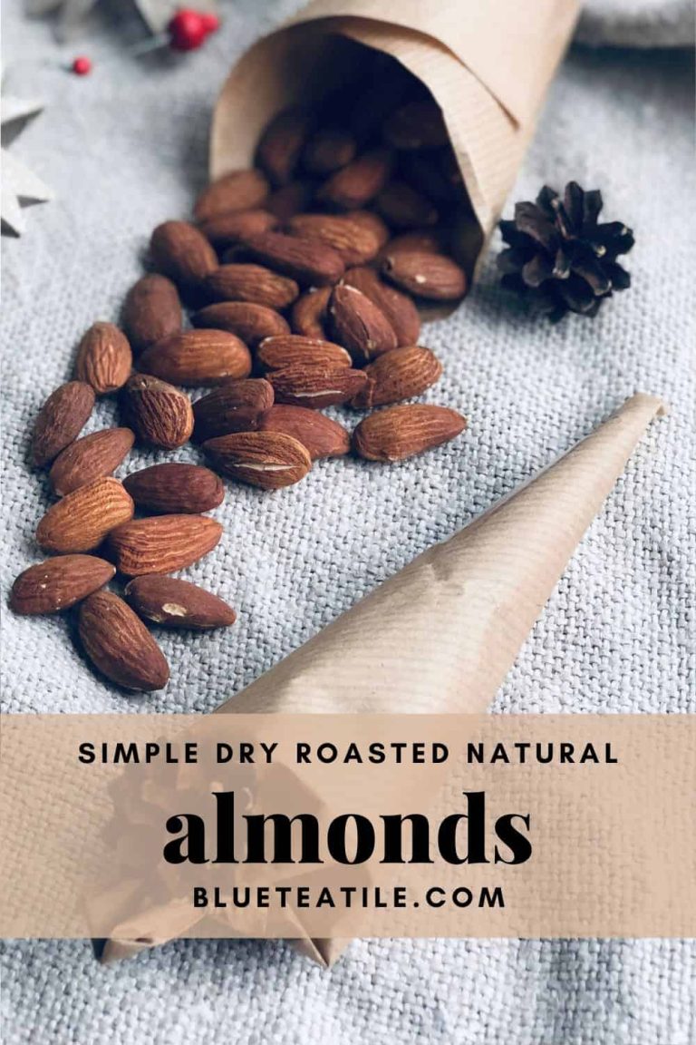 Dry-roasting almonds - so yummy that no salt is needed!