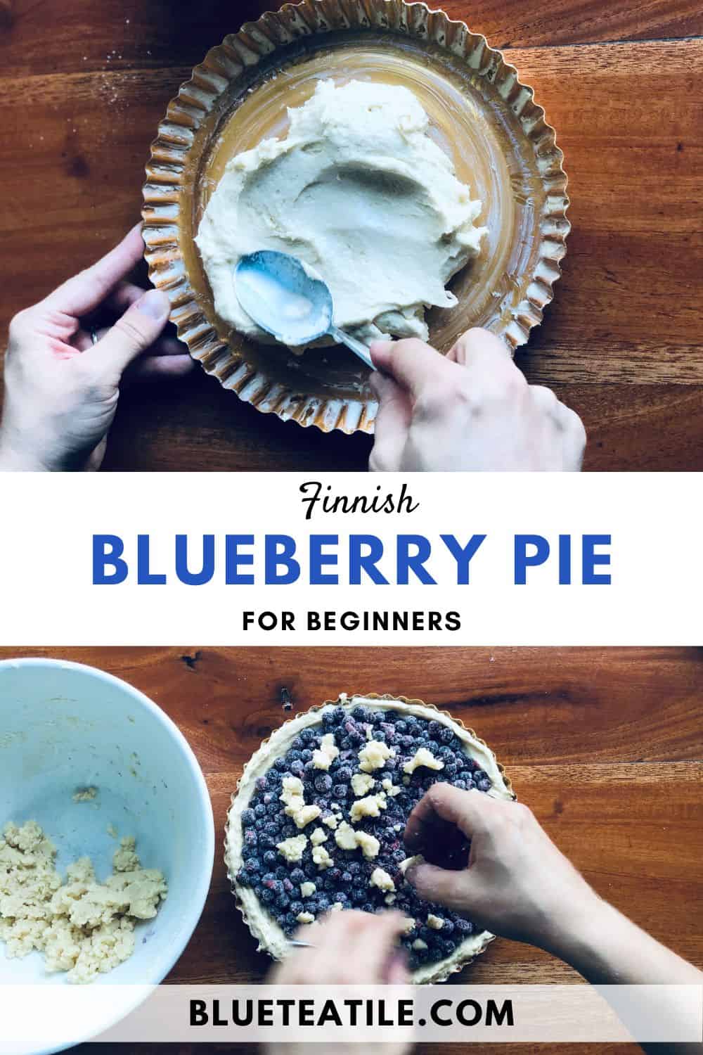 Delicious Finnish Blueberry Pie (Mustikkapiirakka)