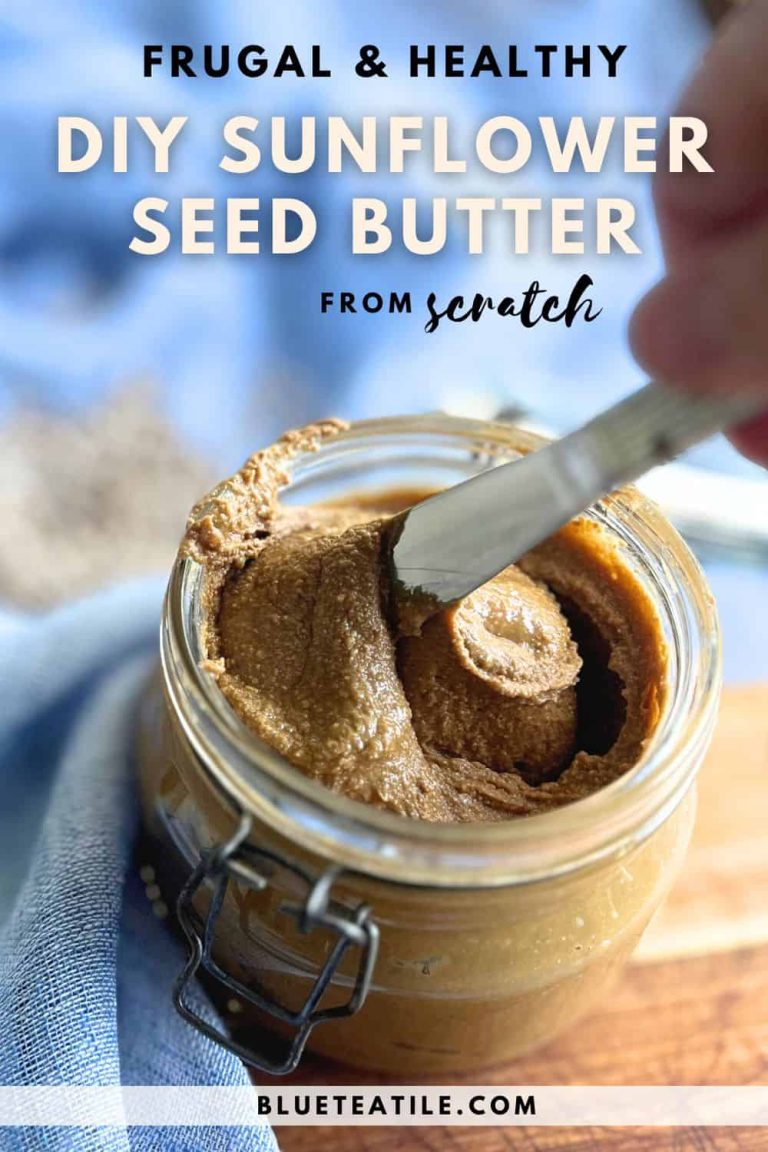 Homemade sunflower seed butter (with roasted or raw seeds)