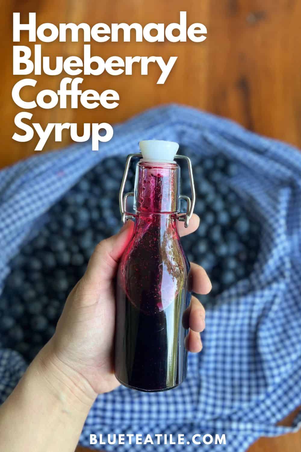 Blueberry Simple Syrup (for coffee, cocktails & iced teas)